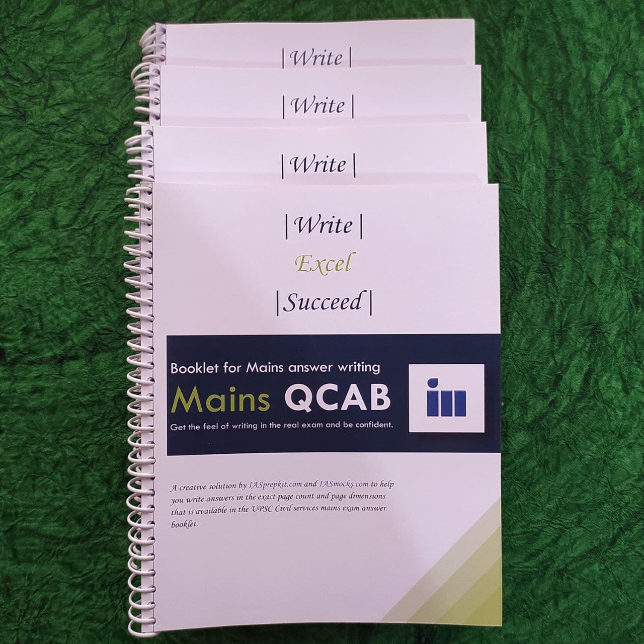Answer Writing Booklet in the Page Size of UPSC CSE Mains QCAB - ForumIAS